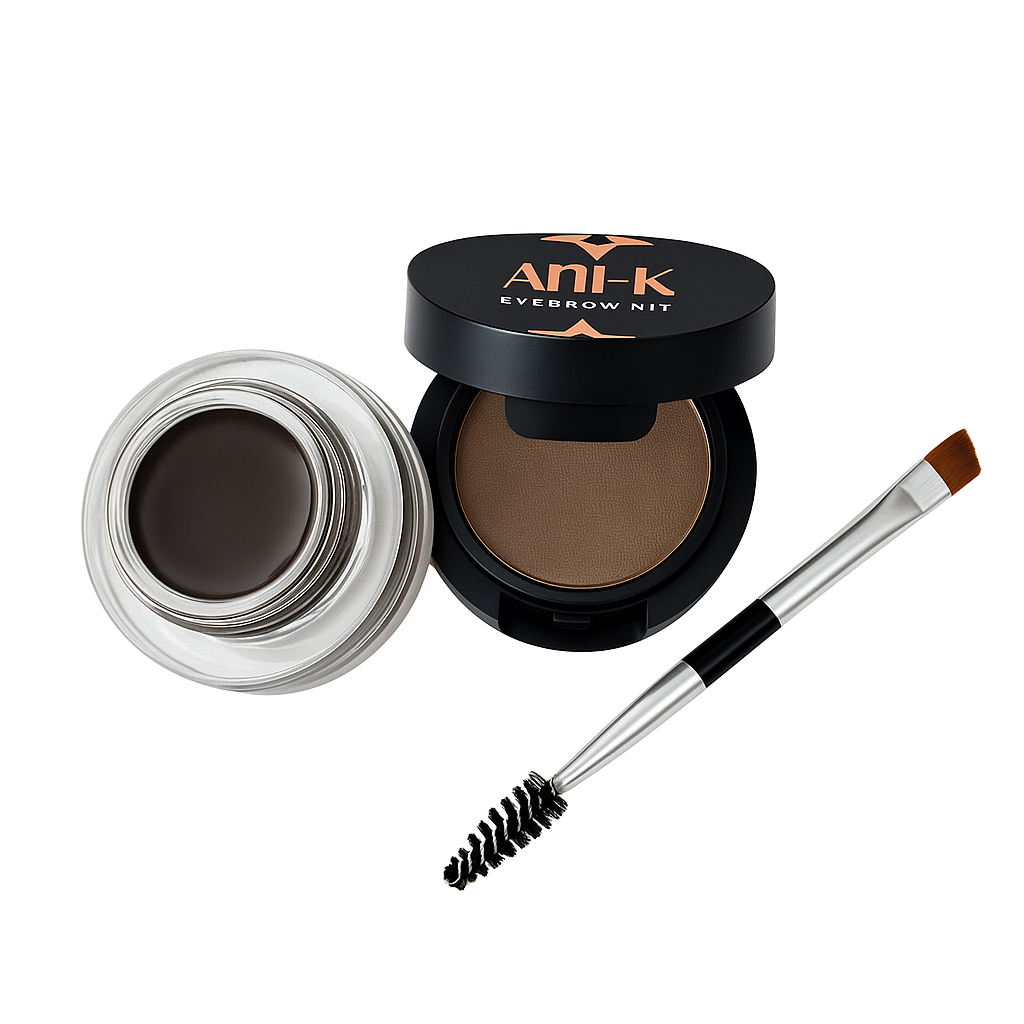 Kit De Cejas Ani K Maquillaje Profesional A Prueba De Agua Y De Larga